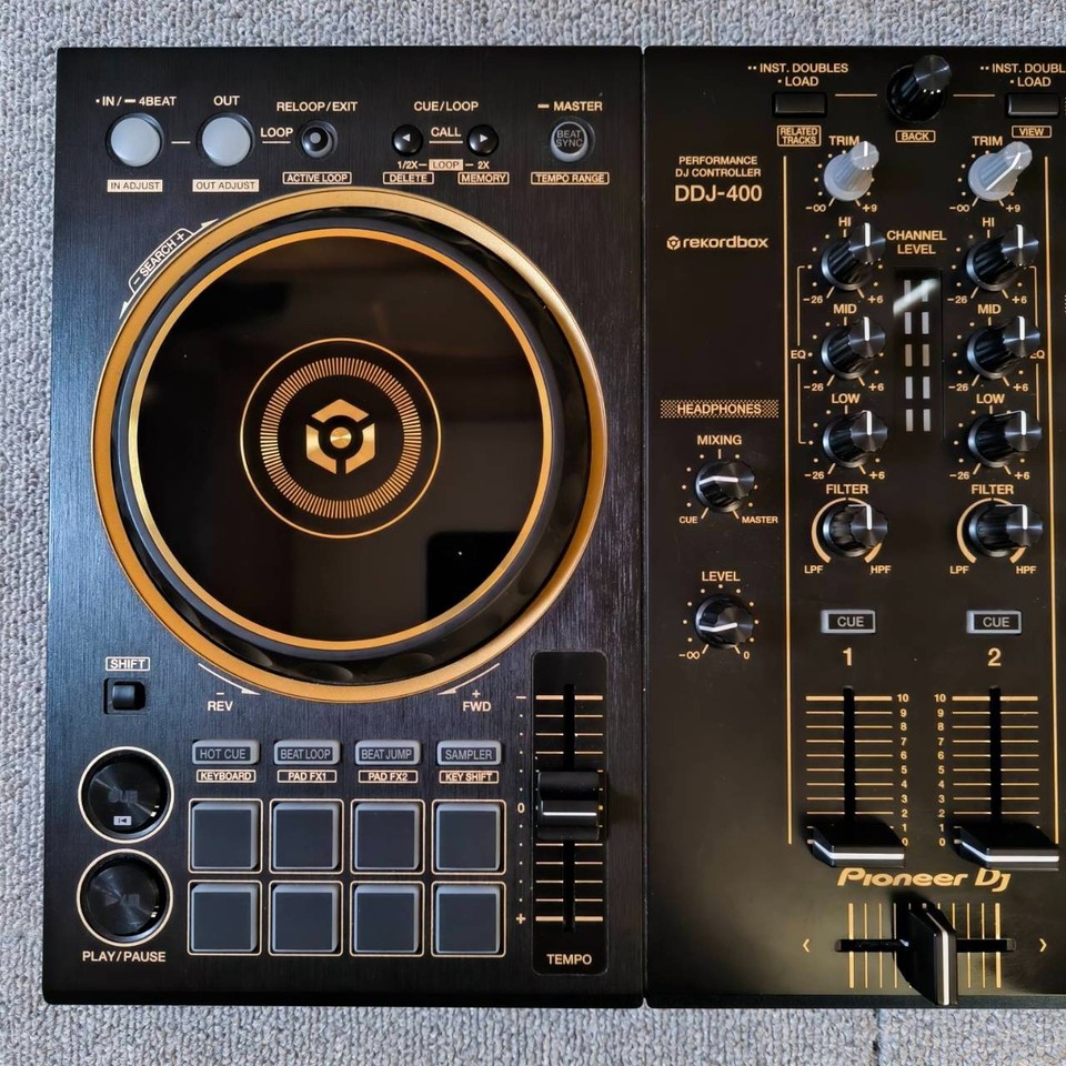 Pioneer DJ DDJ-400 DDJ400-N 2-Channel 2ch DJ Controller W/Cable ...