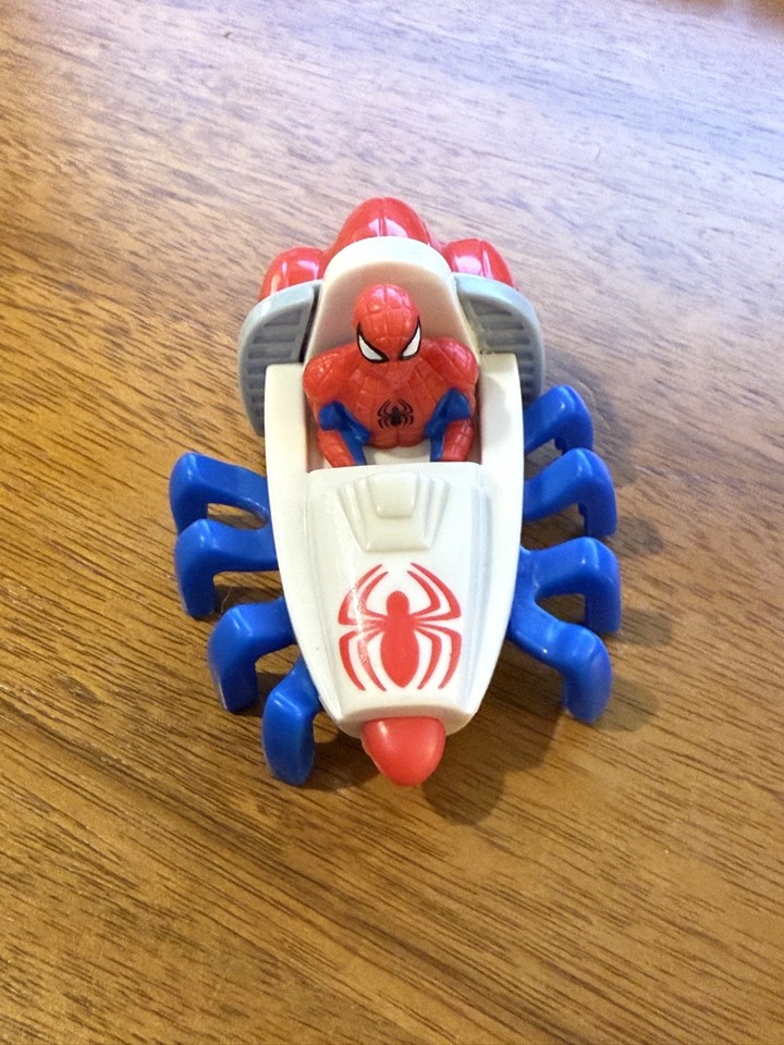 Vintage Happy Meal 1995 Spiderman Marvel Spider-Man Crawler Race Car ...