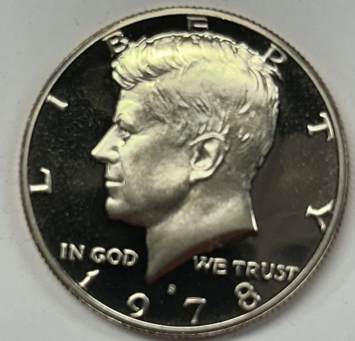 1978 S PROOF KENNEDY HALF DOLLAR FROM US PROOF SET WITH FREE SHIPPING ...
