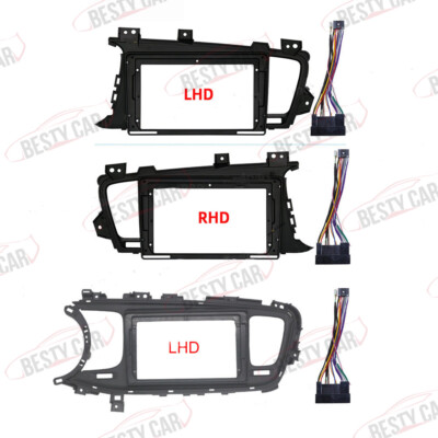 9'' Car Radio Stereo Dash Frame Fascia Panel w/Harness for KIA Optima ...