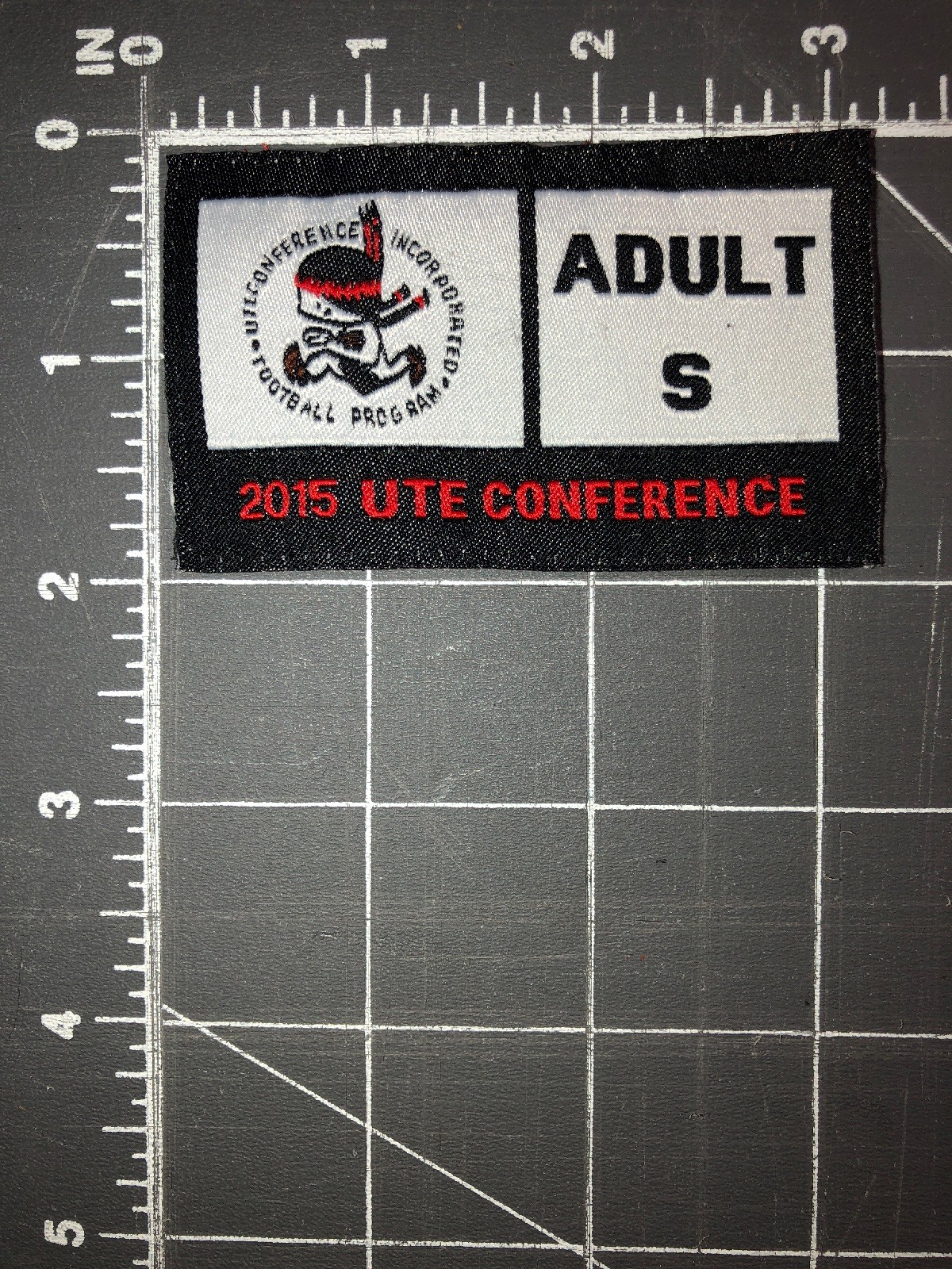 Ute Conference Incorporated Football Program Patch Jersey Tag 2015 ...