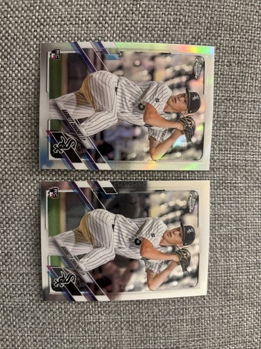 2 Card Lot Of 2021 Topps Chrome Garrett Crochet Rookie Cards #69, Red ...