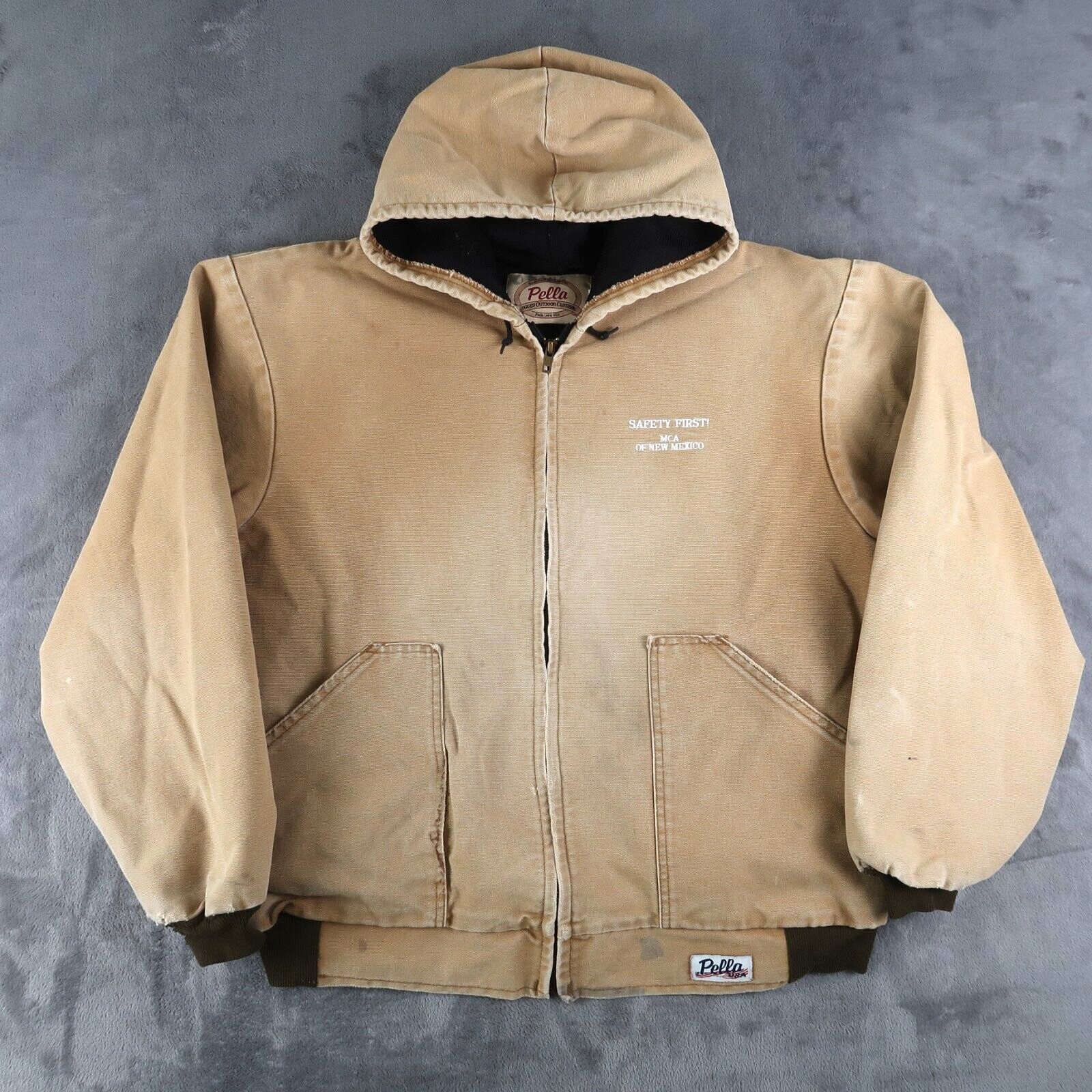 Vintage Pella Rugged Clothing Company Work Jacket Siz… - Gem