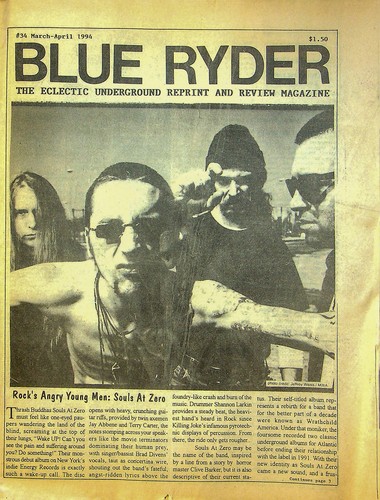 Blue Ryder Fanzine 1994 # 34 Alternative Culture, Arts & Politics Y | eBay
