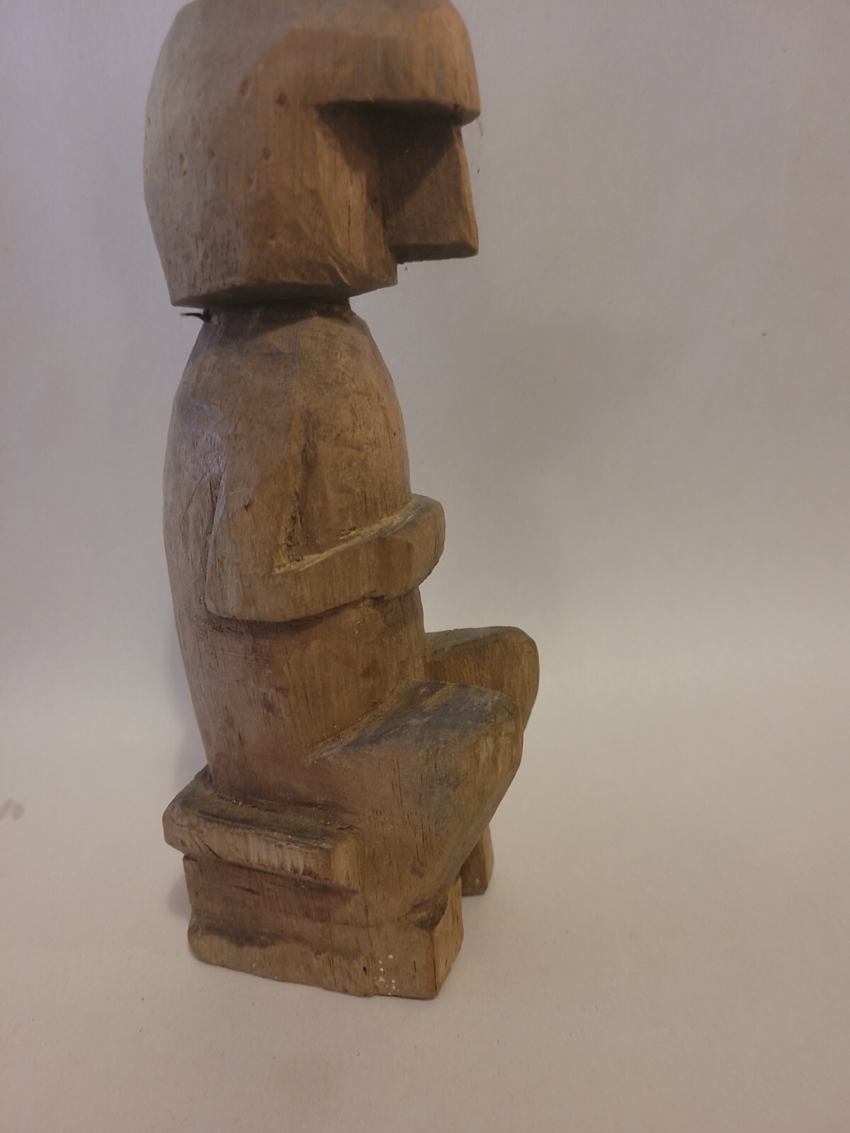 Old Shaman Carved Wood Kuna Nuchu Figure San Blas Islands Indians ...