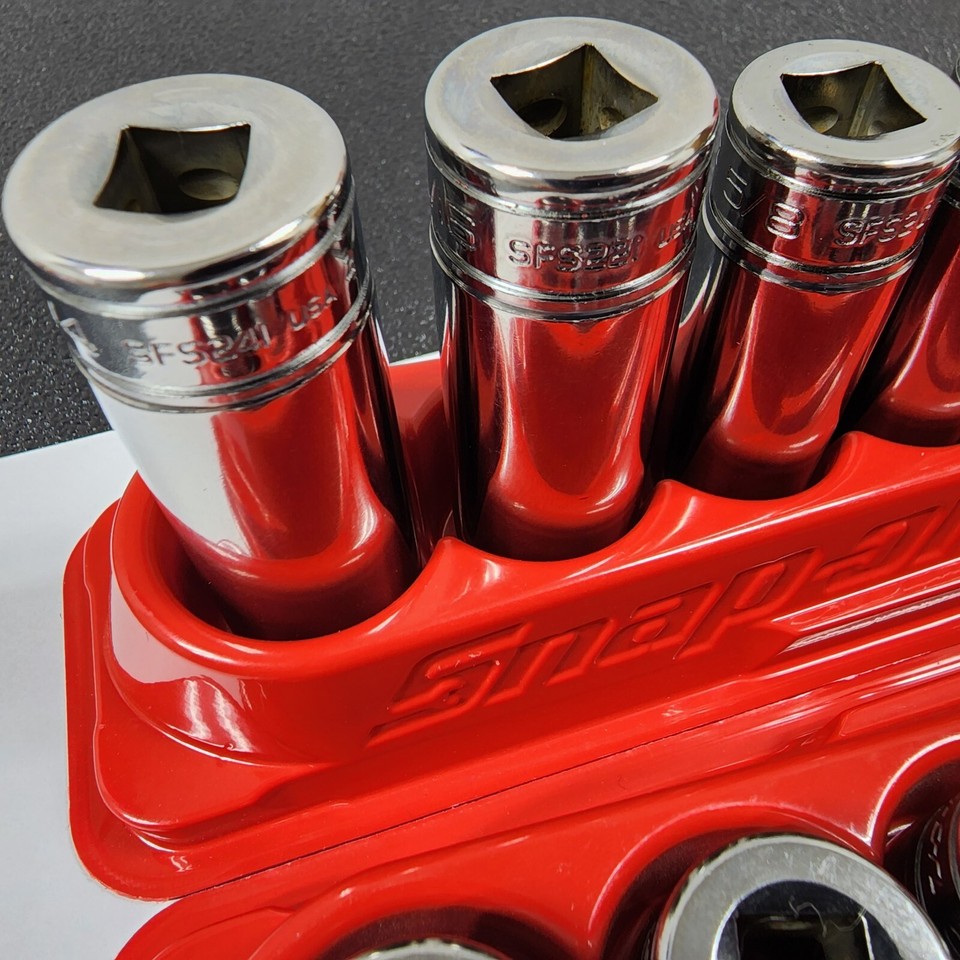Snap-on Tools NEW 14pc 3/8" Drive SAE 6-Point Deep & Shallow Chrome ...