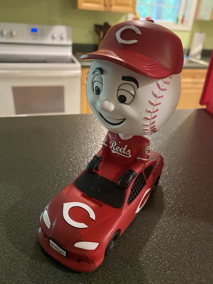 2025 Cincinnati Reds Mr Red Race Car Bobblehead SGA 5/17/25 | eBay