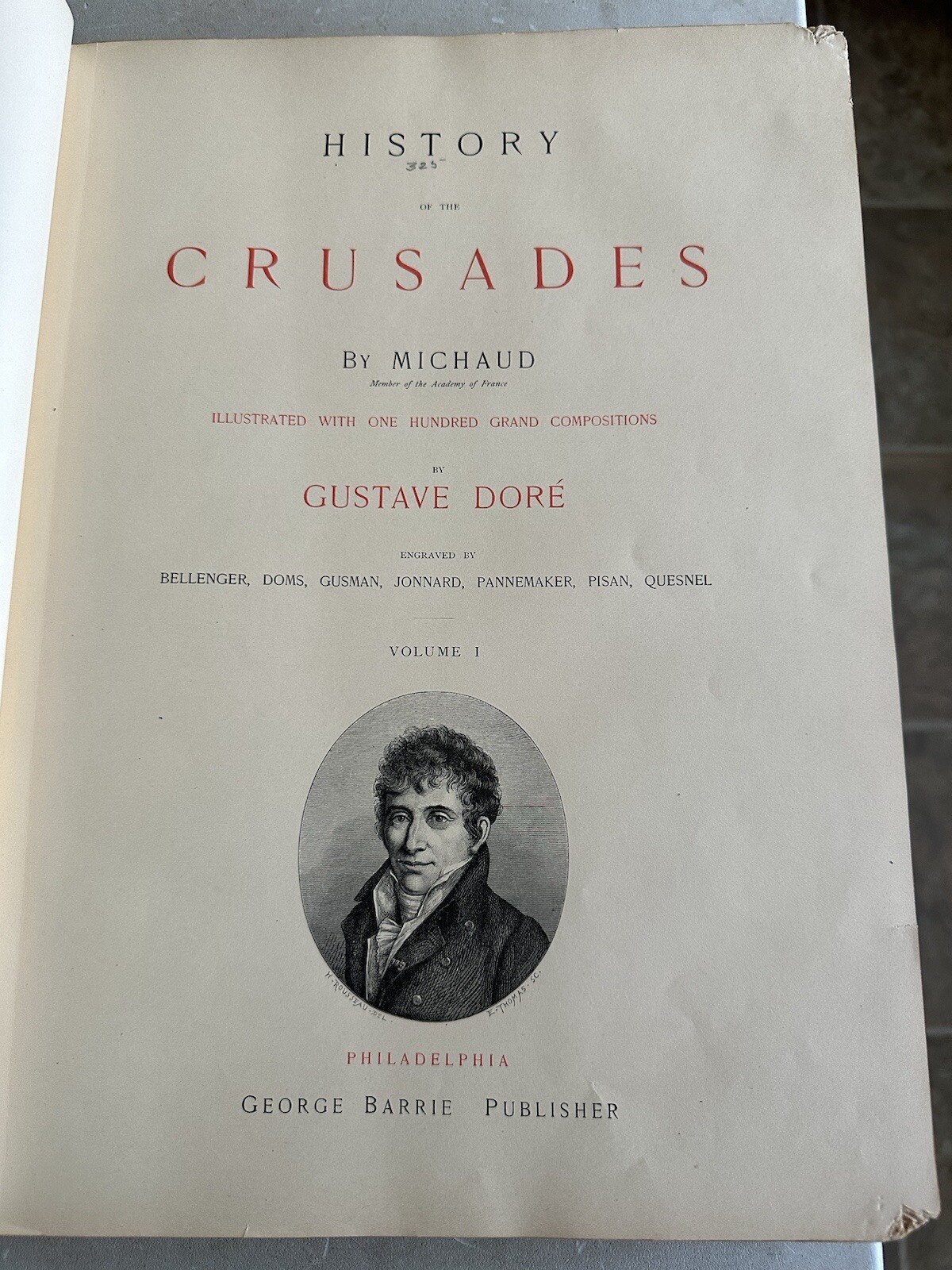 2 Volumes History Of The Crusades Michaud Gustave Dore George Barrie 3/ ...