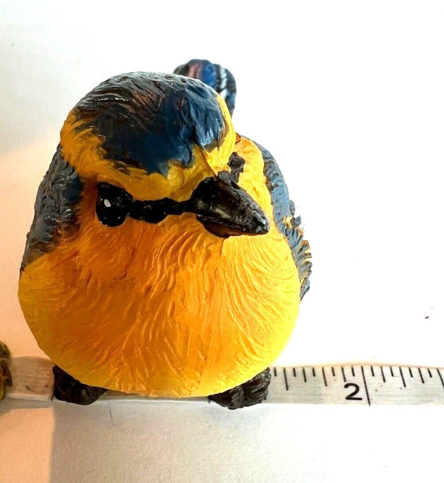 Ganz Bird Figurine Pick One Goldfinch/Warbler Bluebird or Robin 3"x2"x2 ...