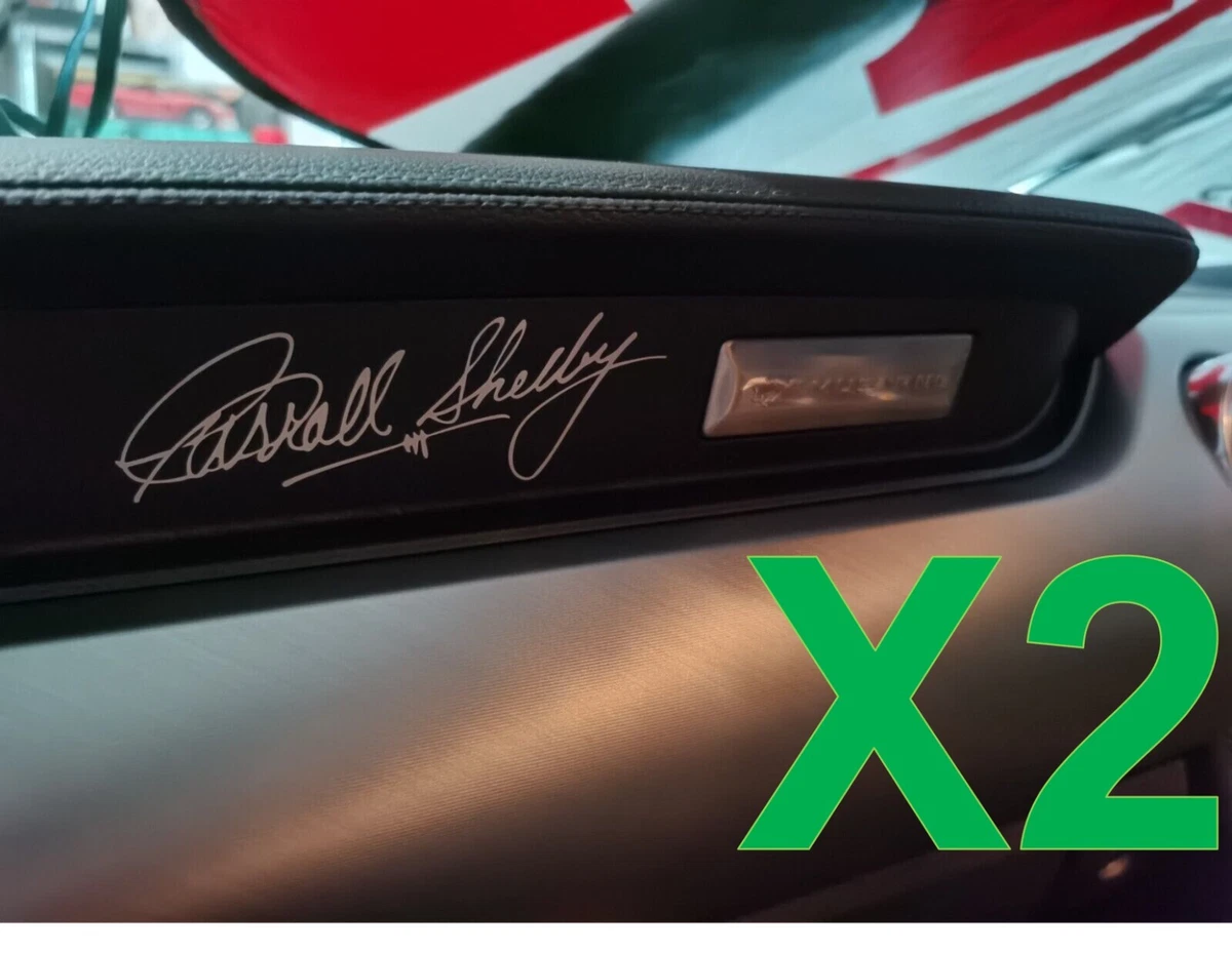 Carroll Shelby Signature Decal