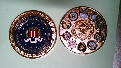 CHALLENGE COIN DOJ FEDERAL BUREAU OF INVESTIGATION SOCOM AFRICA SPECIAL ...