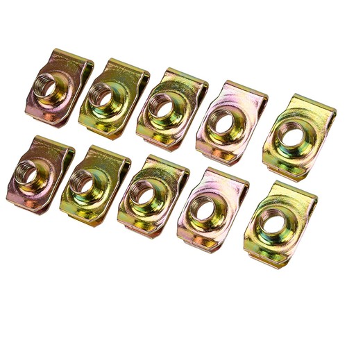 10pcs Motorcycle M8 Spire Clips Chimney Nuts U Nuts Speed Clips ...