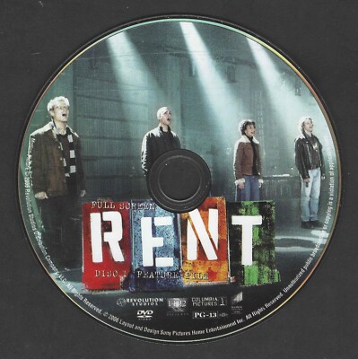 Rent (DVD, 2006, 2-Disc Set, Special Edition, Full Screen) - discs only ...