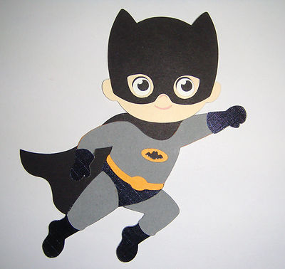 Super Hero Batman Paper Doll Paper Die Cut Scrapbook Embellishment | eBay