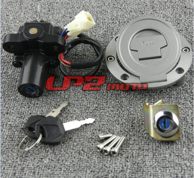 Ignition Switch Lock Gas Cap Set Lock Key For Yamaha MT01 MT-01 2005 ...