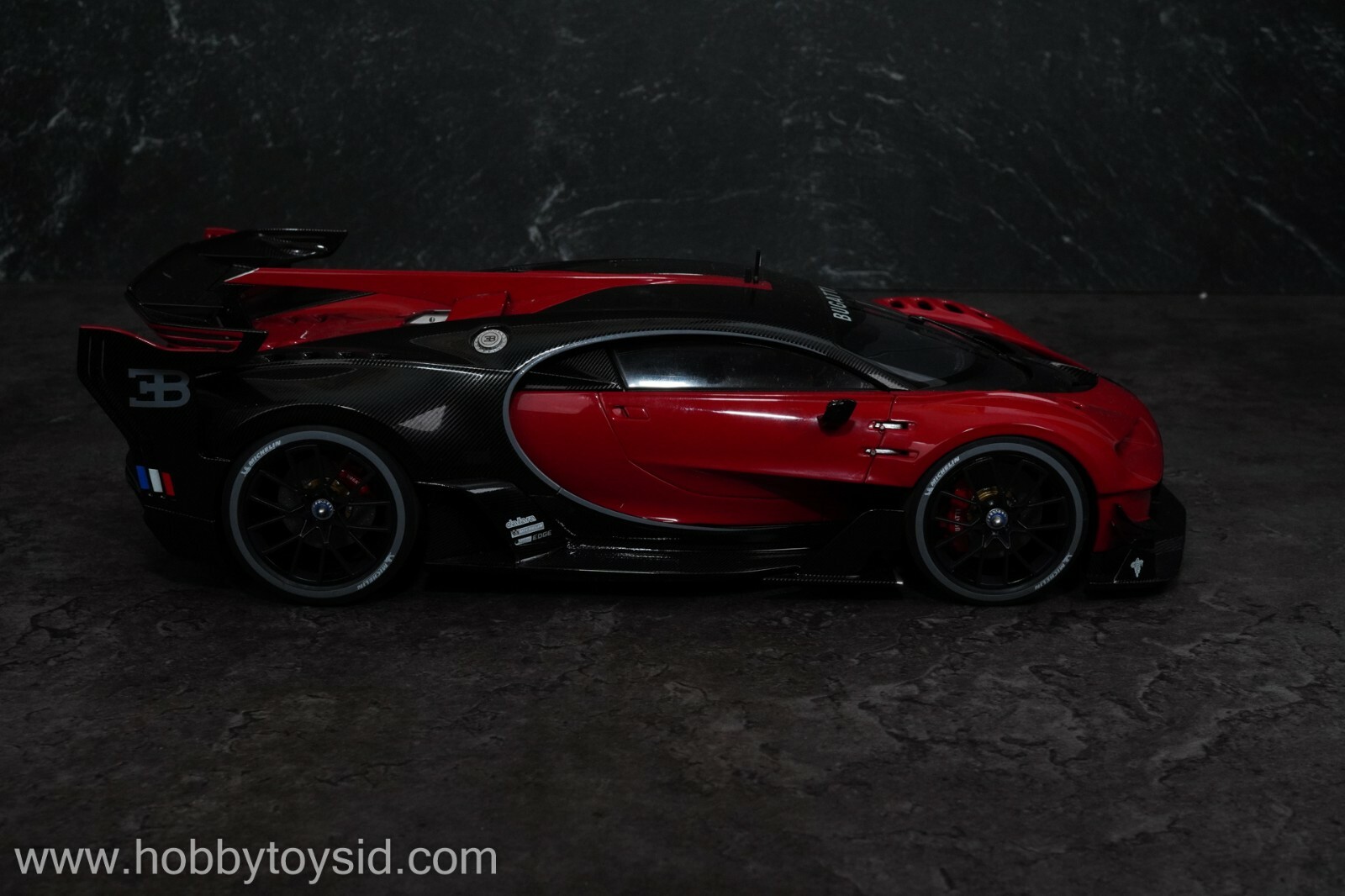 AUTOart Bugatti Vision Gran Turismo Diecast Model Car - Red/Black ...