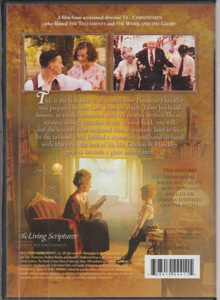 Gordon B. Hinckley A Giant Among Men DVD Mormon LDS 728419444115| eBay