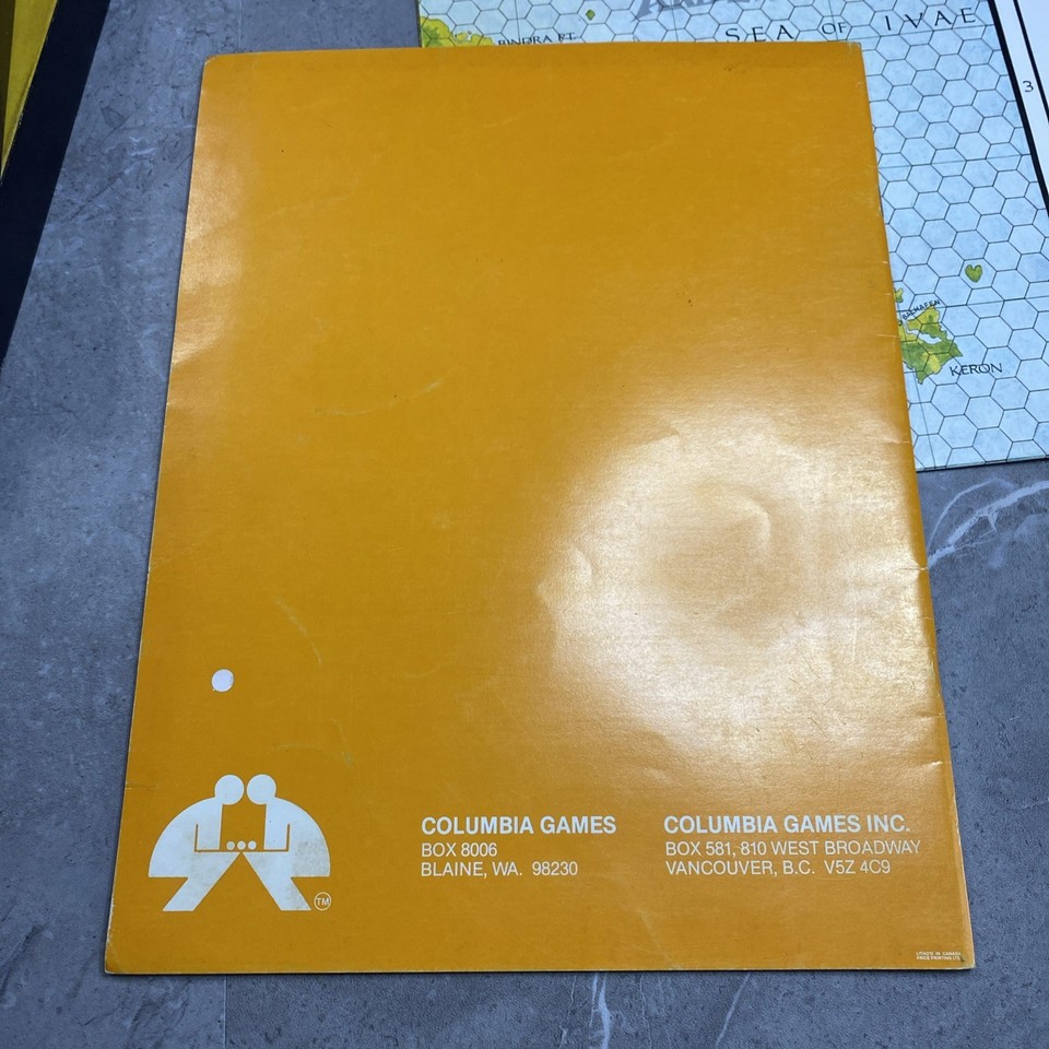 1983 HARN Regional Module Columbia Games #5001 Box Harnview & Map *No ...