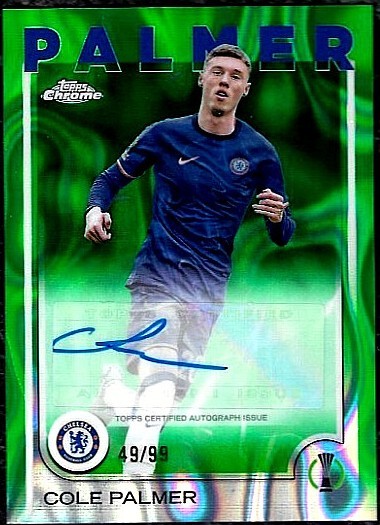 2024-25 Topps Chrome Uefa Club Competitions - Chrome Autographs Cole ...