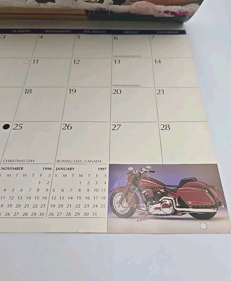 (4) 1990's Easyriders Swimsuit Calendars 16 Months Bikes and Babes ...