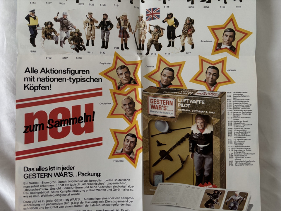 MEGO WORLD WAR GESTERN'S WAR GERMAN PROMOTIONAL POSTER AND BOOK | eBay