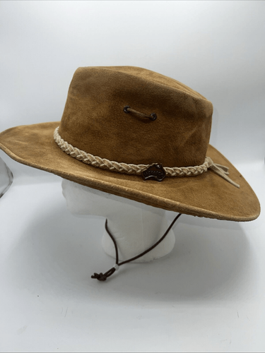 JACKAROO Australian Outback Leather Cowboy Hat-M | eBay