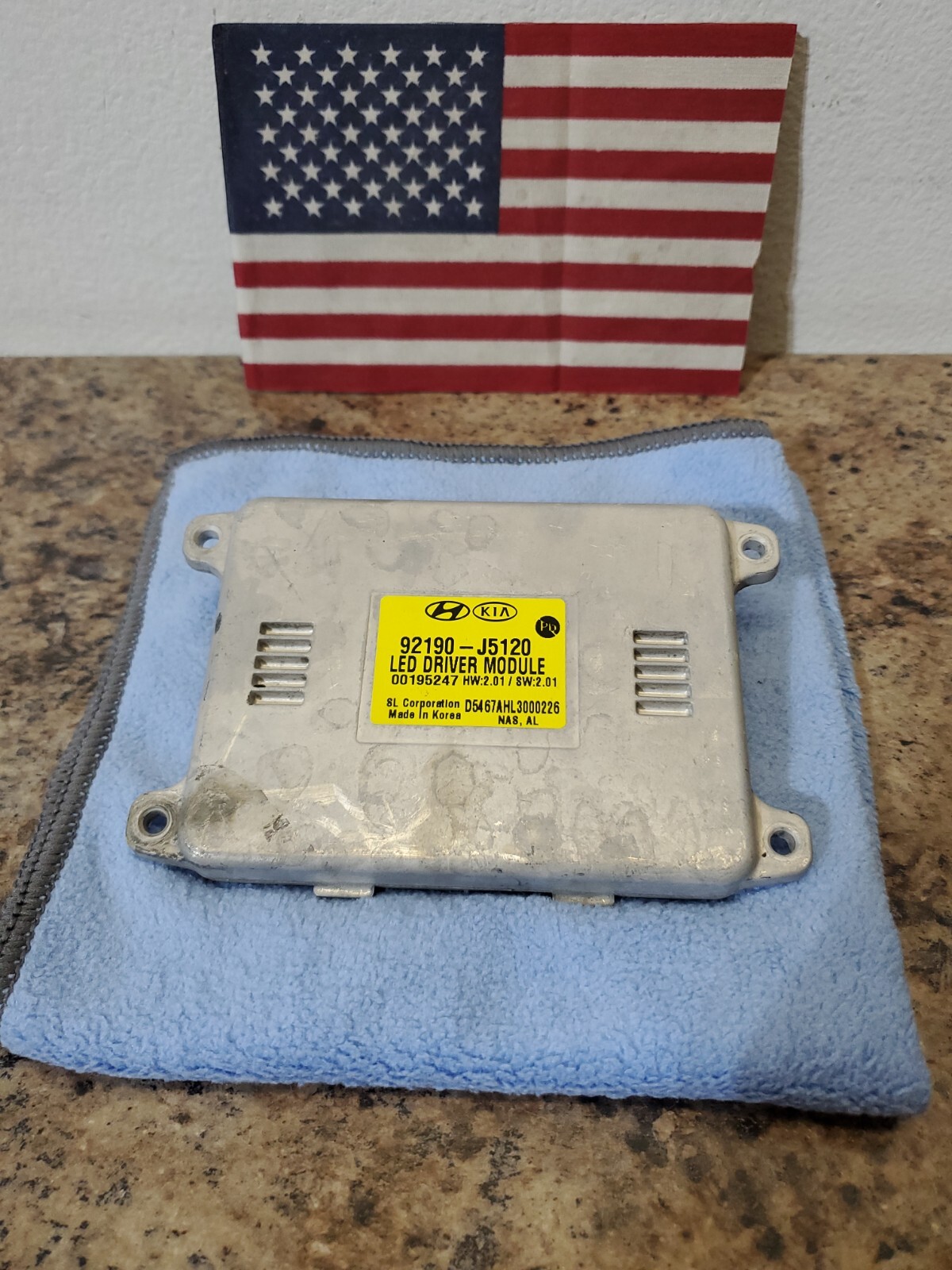 2018 - 2021 KIA STINGER LED HEADLIGHT BALLAST MODULE 92190-J5120 OEM ...