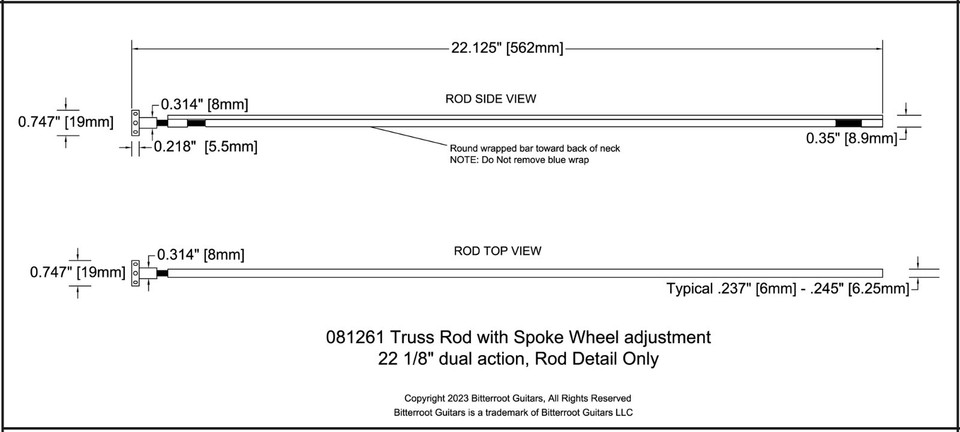 Truss Rod Spoke Wheel Dual Steel 22 1/8 Bass 081261-S | eBay