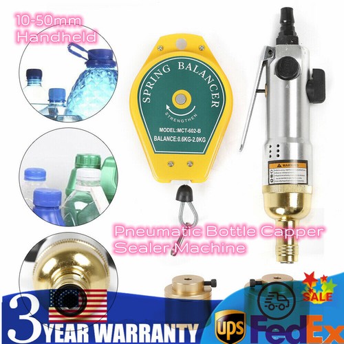Handheld Pneumatic Capper 10-50MM Plastic Bottle Sealing Capping Sealer ...