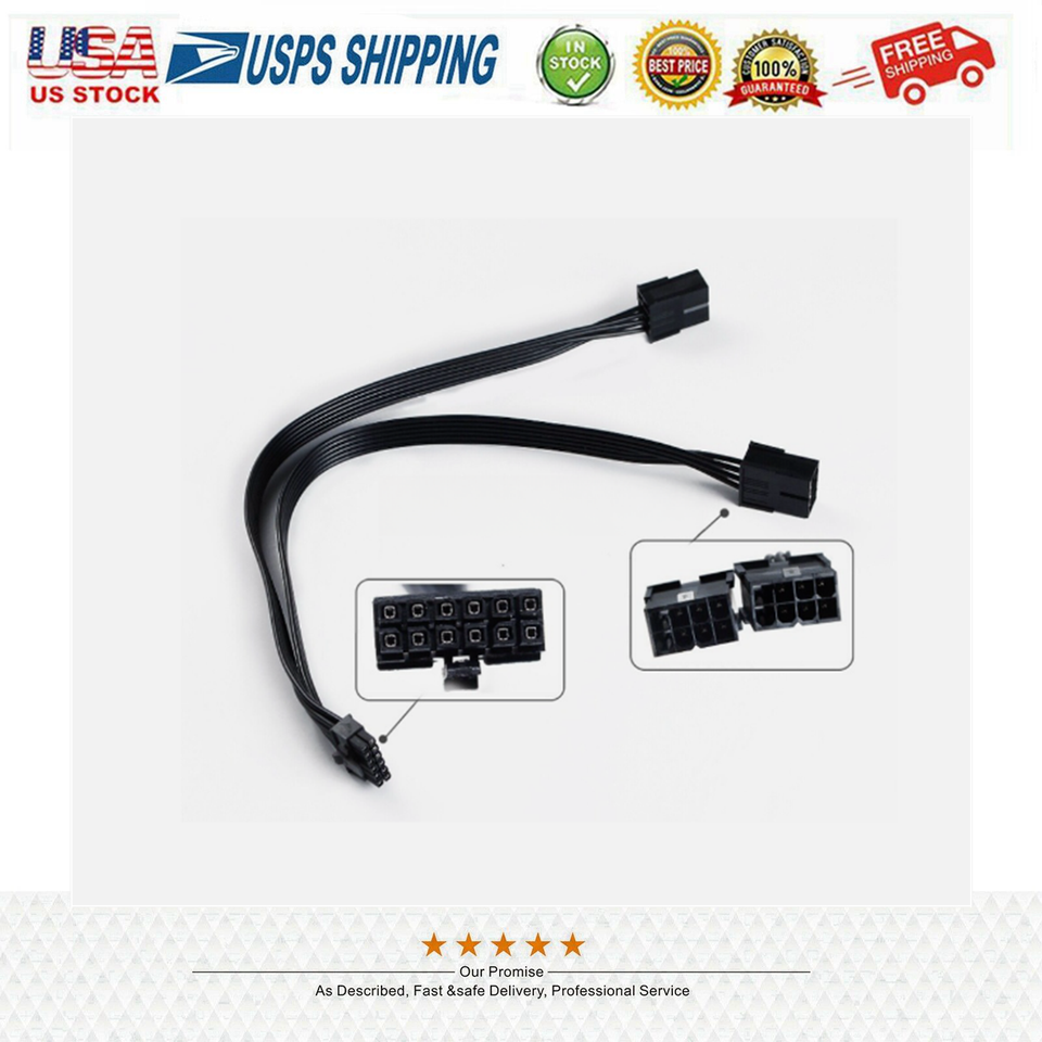 2x8 Pin to 12Pin GPU Power Adapter Cable for NVIDIA RTX 3060ti 3070 ...