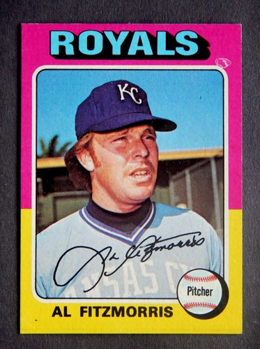 Al Fitzmorris #24 Topps 1975 Baseball Card (Kansas City Royals) VG | eBay