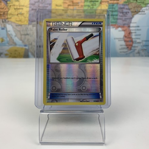 SHIPS SAME DAY Pokemon Card Paint Roller Holo 79/98 Trainer Item 2015 ...