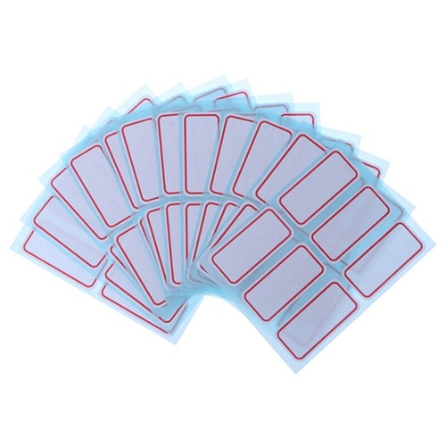 12 Sheets Self Adhesive Label Stickers Office Lab Bottle Printing Paper ...