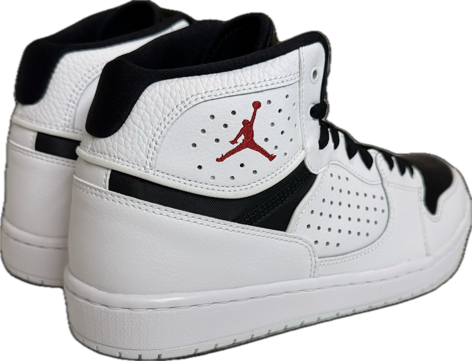 Nike Men's Air Jordan Access White/Black /Gym Red Basketball Shoes ...