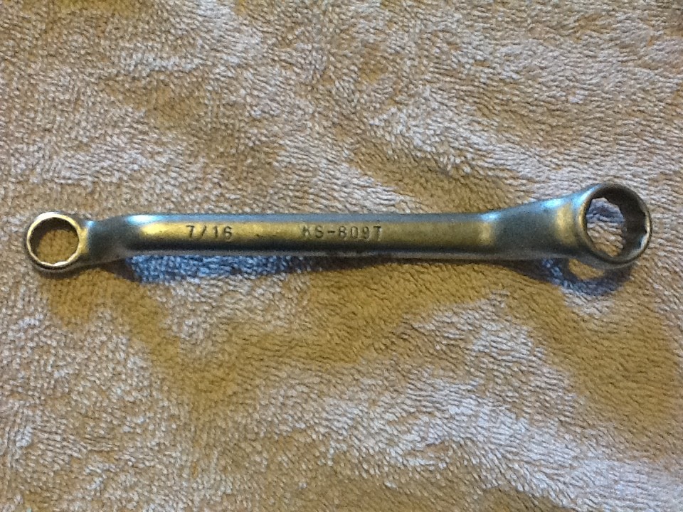 Vintage Williams Tools 7/16" /8" 6-3/4" Long Offset Double Wrench KS ...