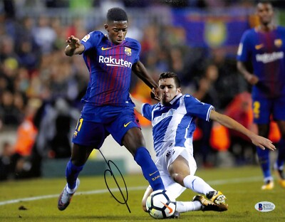 Ousmane Dembele Signed FC Barcelona 11x14 Photo Autographed BECKETT ...