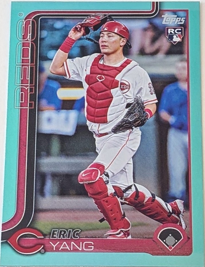 2025 Topps Update Series - Eric Yang #US168 Aqua Holo Foil (RC) for ...
