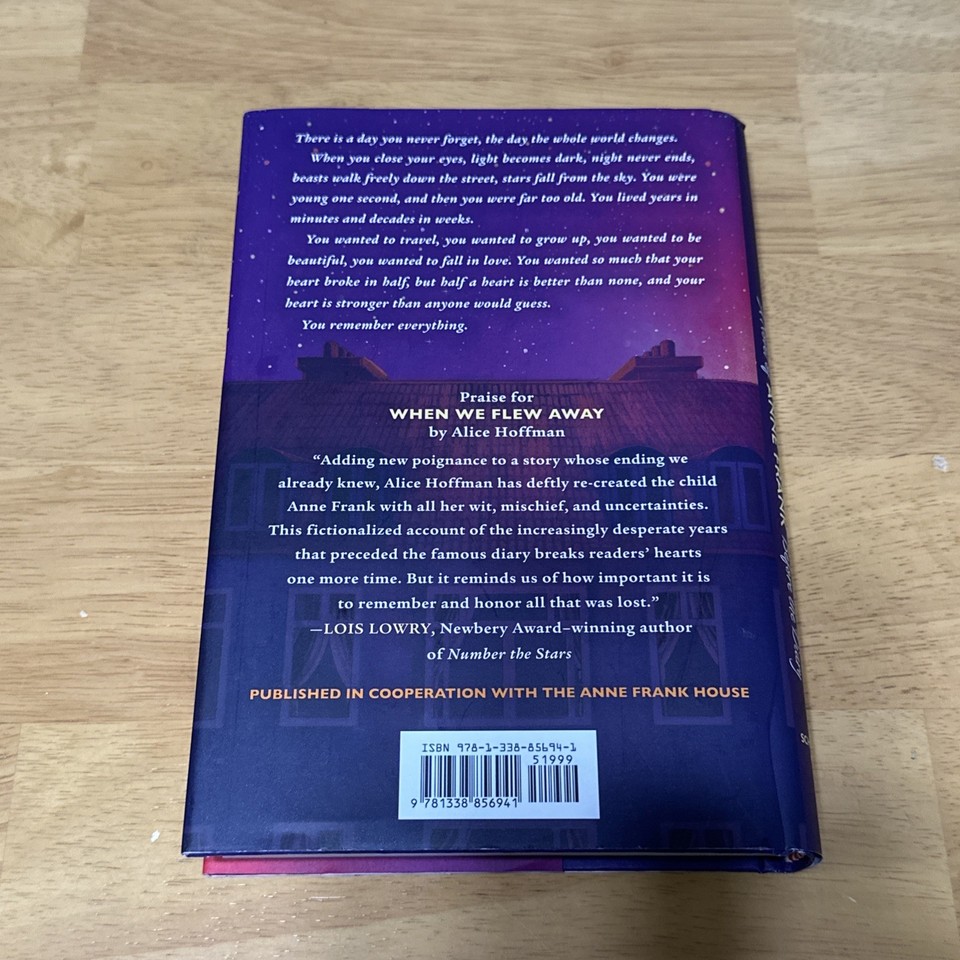 When We Flew Away: a Novel of Anne Frank Before the Diary by Alice ...