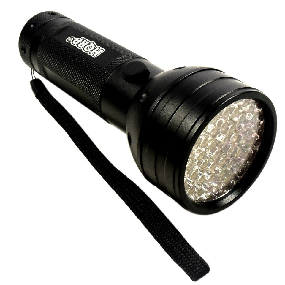 51 LEDs 390nm Ultraviolet Flashlight for Hotel Room Inspection Urine ...