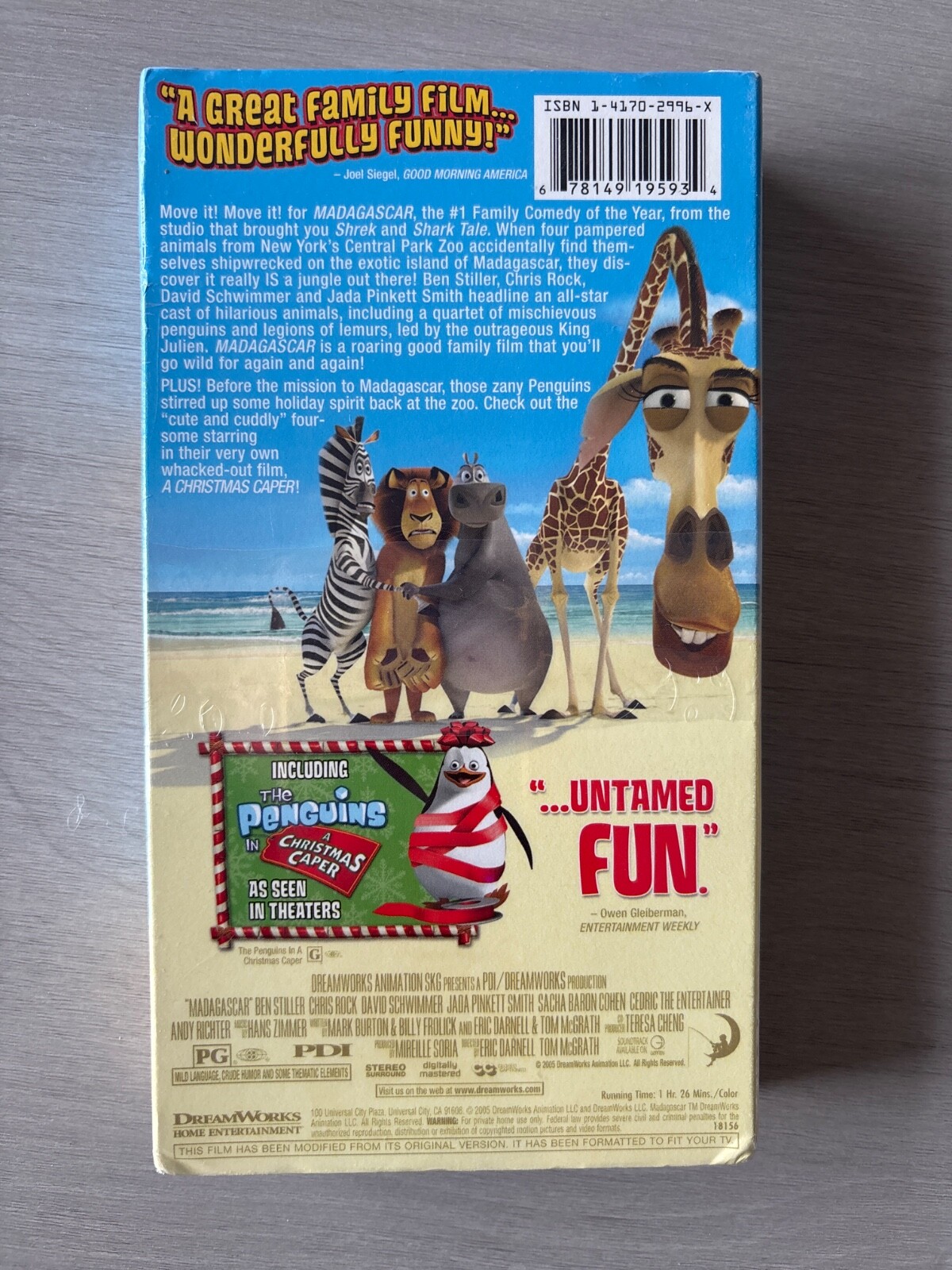 Madagascar (VHS, 2005) for sale online | eBay