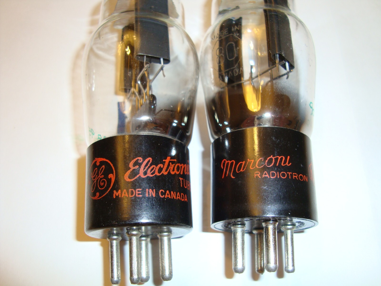 Pair of Type 80 Tubes, By GE-Radiptrpm, Good Ratings | eBay