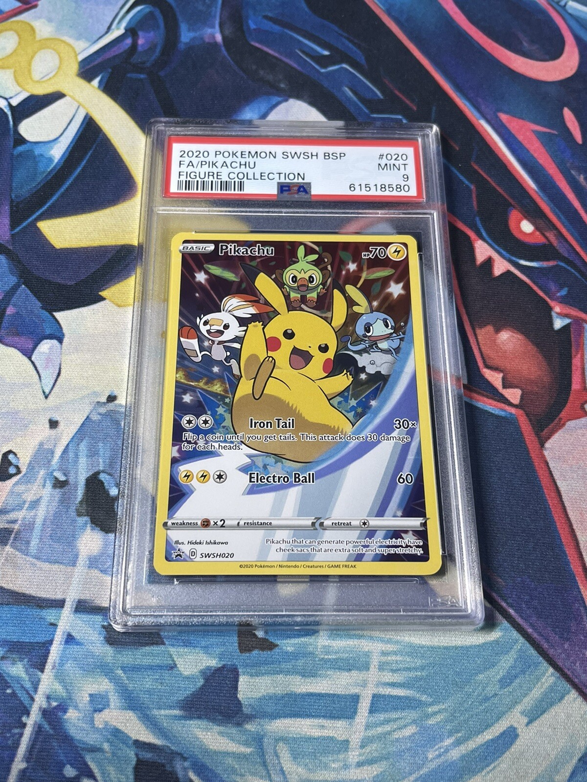 2020 Pokémon SWSH Blk Star Promo #020 FA Pikachu Figure Collection PSA ...