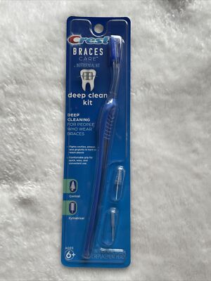 Crest BRACES CARE INTERDENTAL KIT / DEEP CLEAN KIT: BRUSH + 2 ...
