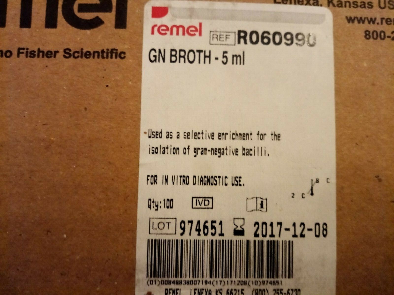 Thermo Scientific™ Remel™ GN Broth | eBay