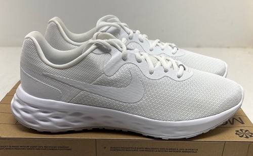 Nike Revolution 6 NN Mens White Mesh Running Shoes DC3728-102 NWD FREE ...