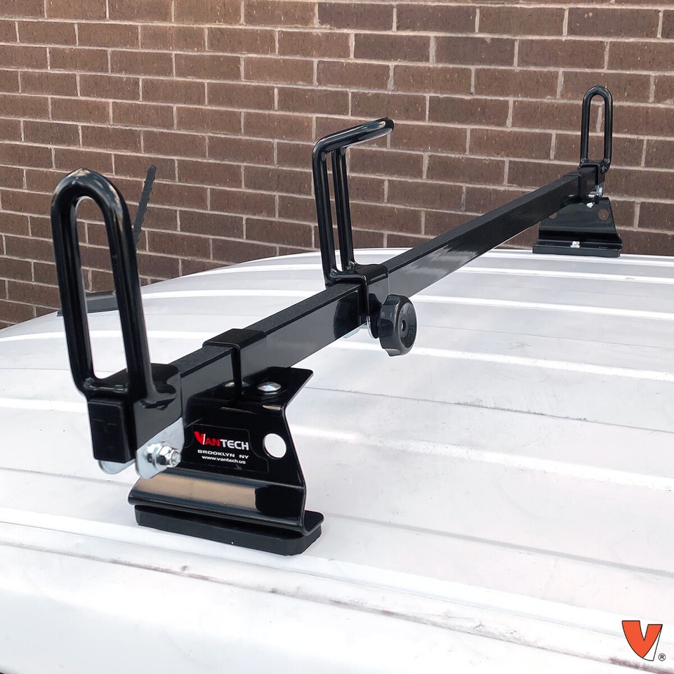 Heavy duty 2 bar black GFY ladder roof rack system Fits: Nissan NV200 ...