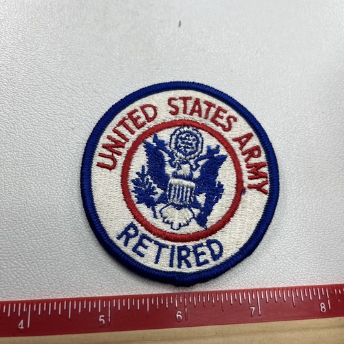Vtg United States Army RETIRED Patch (Military) K013 | eBay