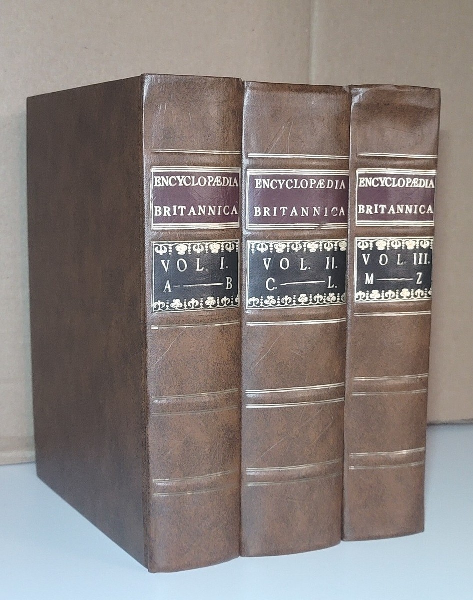 Encyclopedia Britannica First Edition 33 Volumes, Encyclopedia
