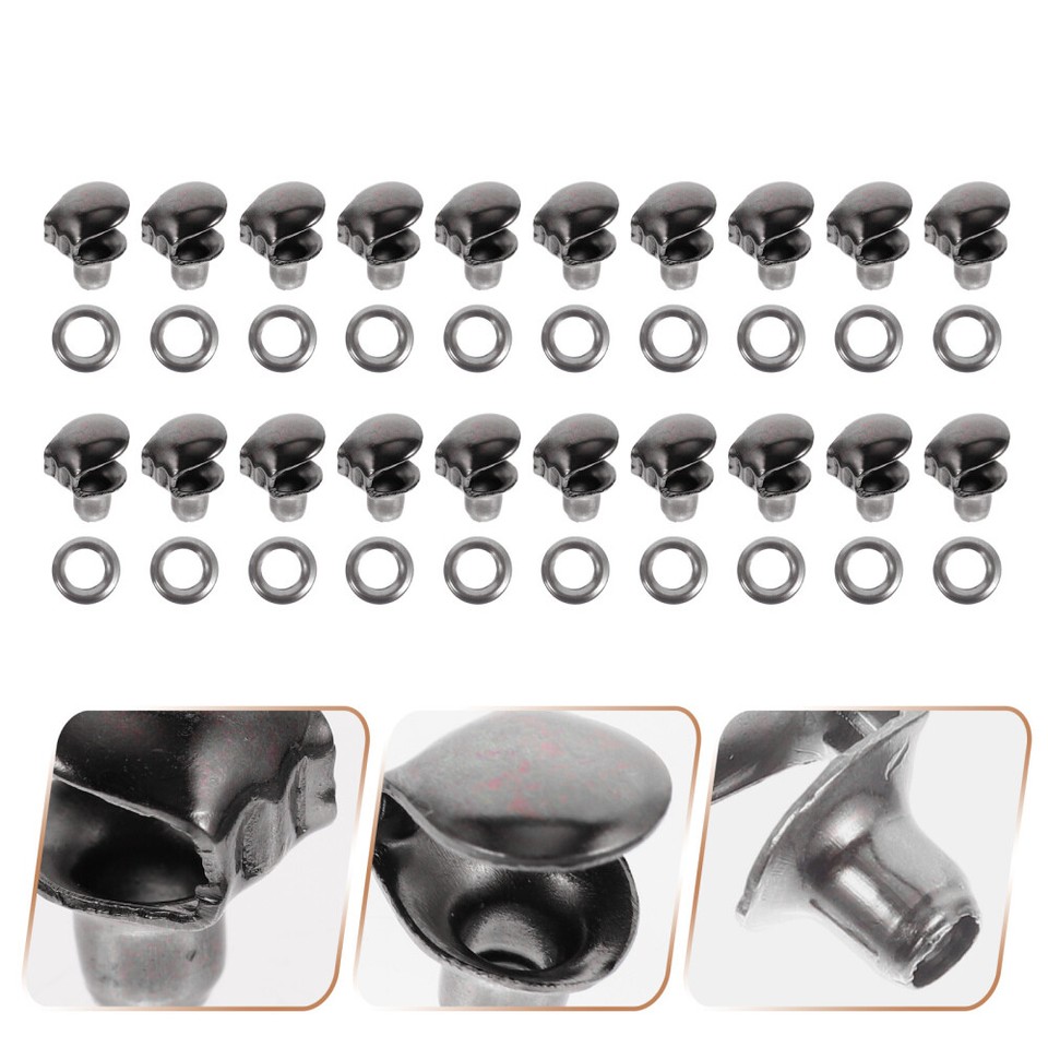 20 Pcs Work Shoe Boot Lace Hooks Buckle Rivets Shoelace Repair Kit | eBay