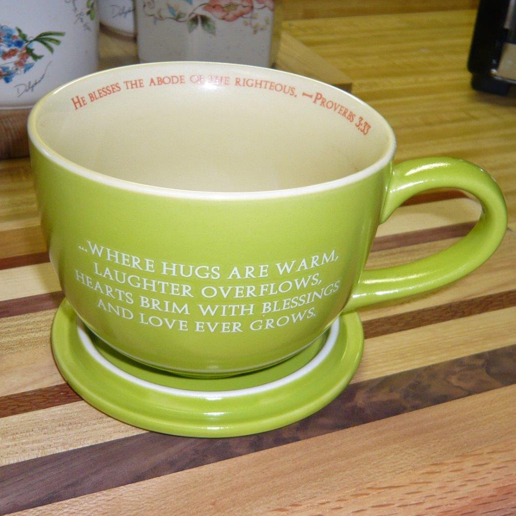 Abbey Press "Blooming Blessings Collection" Stoneware Soup Mug ...